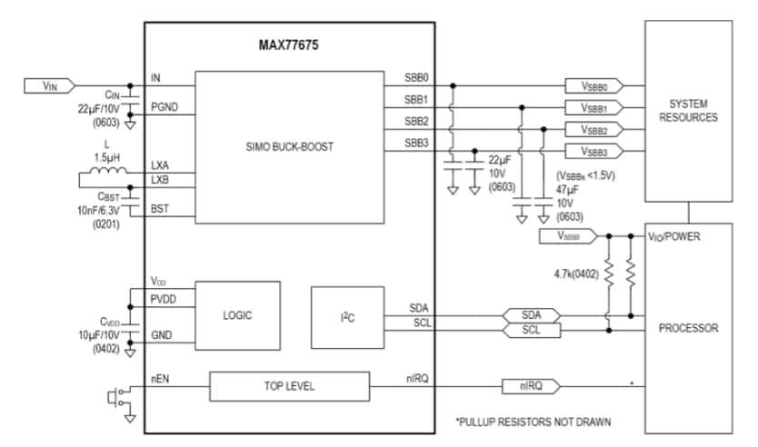 MAX77675 SIMO PMIC - Analog Devices / Maxim Integrated | Mouser